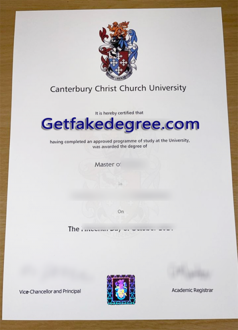 Buy Fake Canterbury Christ Church University Diploma - Buy Fake High ...