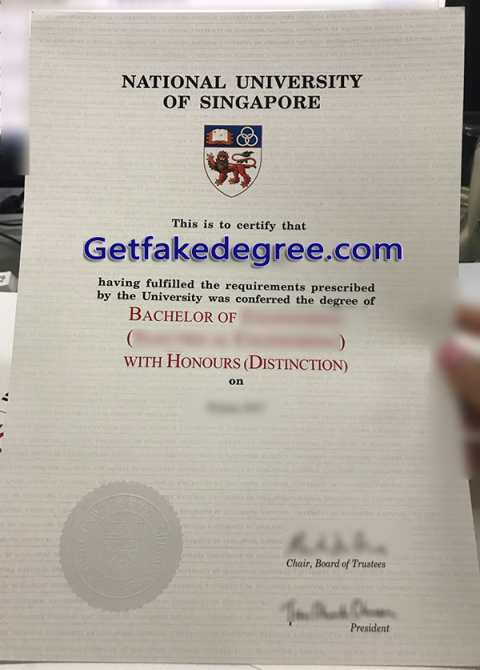 Sale Fake National University of Singapore Diploma - Buy Fake High School and University ...