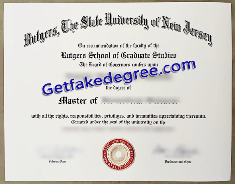 How Much to Order Fake Rutgers University Degree? - Buy Fake High ...