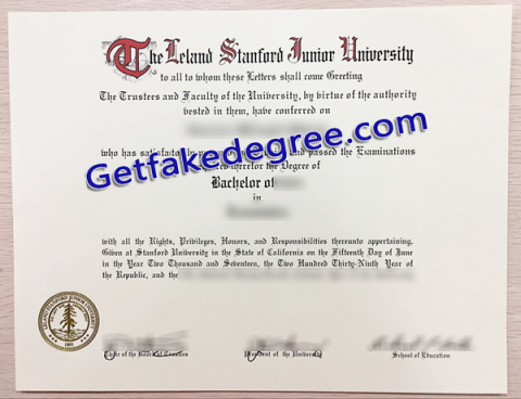 Buy Stanford University Fake Diploma Certificate in US - Buy Fake High ...