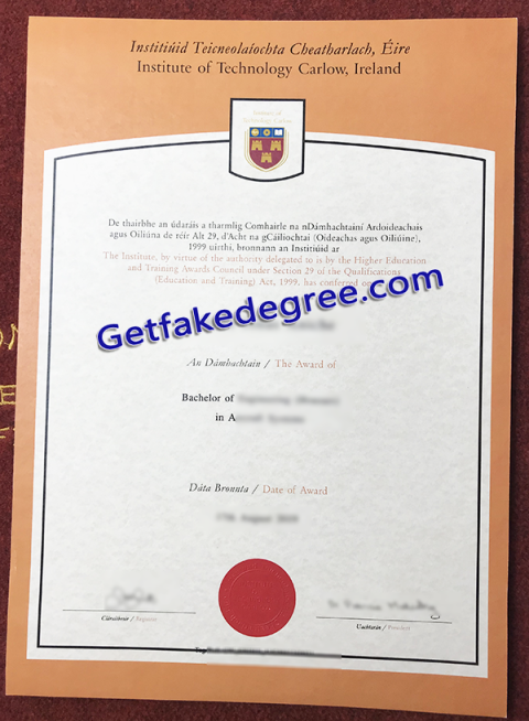 Buy Fake Institute of Technology Carlow Ireland Degree - Buy Fake High ...