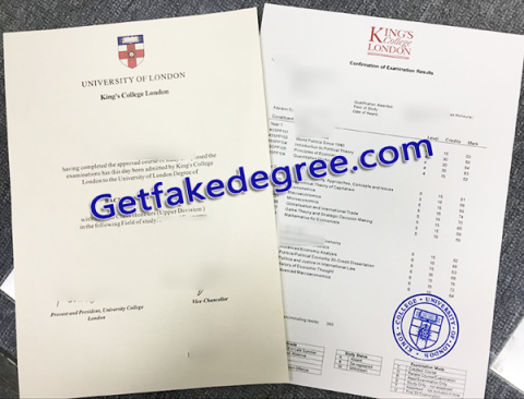 Buy Fake King's College London Diploma and Transcript - Buy Fake High School and University ...