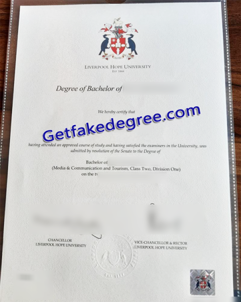 Current Fake Liverpool Hope University Degree for Sale - Buy Fake High ...