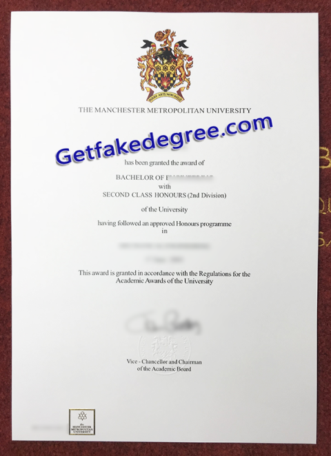 Order Manchester Metropolitan University Fake Diploma - Buy Fake High ...