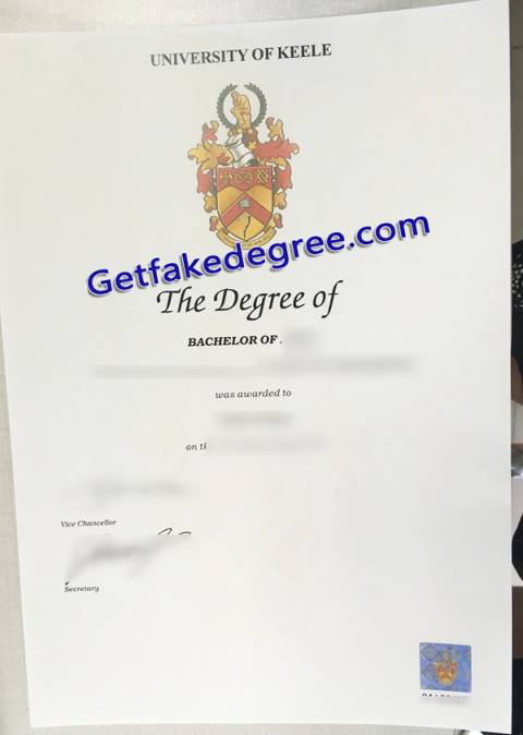 Apply University of Keele Fake Certificate within 3 Days - Buy Fake High School and University ...