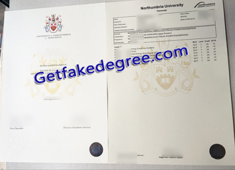 Make Replica University of Northumbria Degree Transcript - Buy Fake High School and University ...