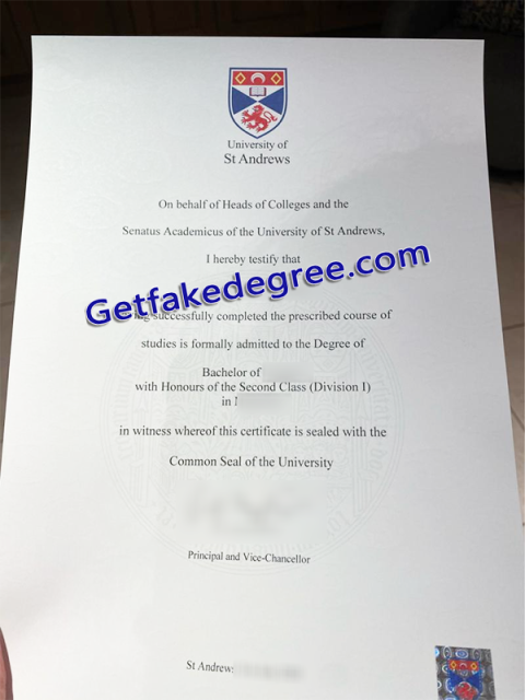 Order Fake University of St Andrews Degree Certificate - Buy Fake High ...