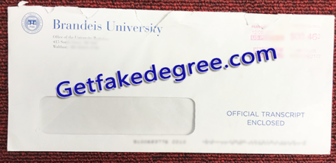 Sale Official Brandeis University Fake Transcript Envelope - Buy Fake ...