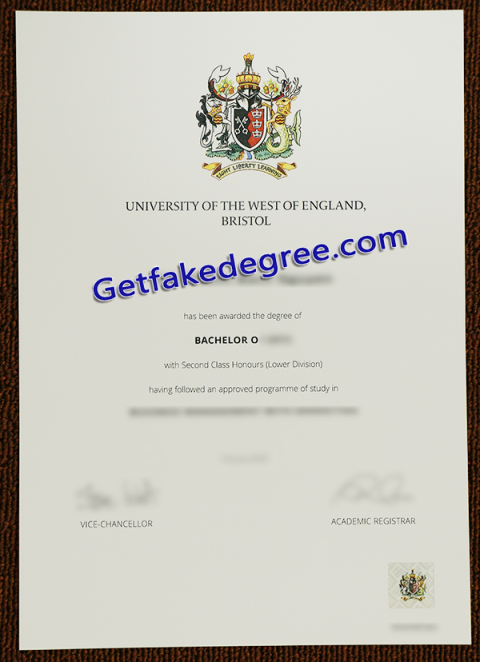 Custom UWE Bristol Fake Diploma in UK - Buy Fake High School and University Diplomas ...