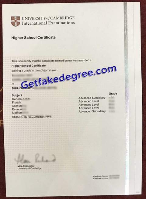 Where to Buy Fake Cambridge HSC Certificate? - Buy Fake High School and ...