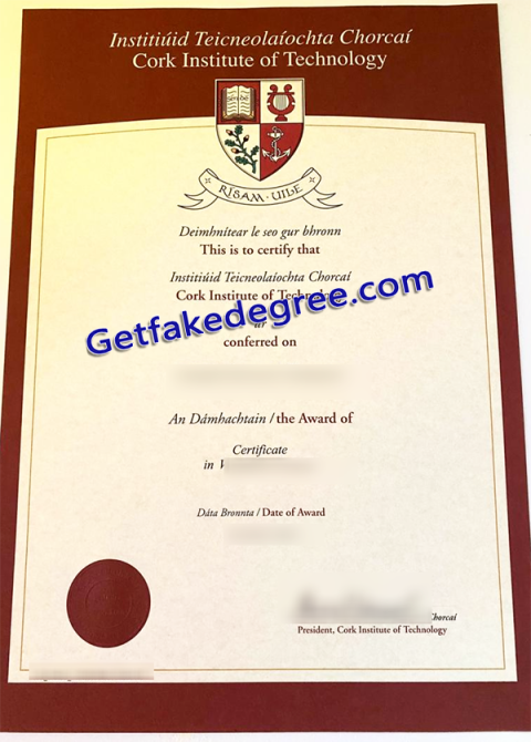 CIT Fake Degree Cork Institute of Technology Diploma - Buy Fake High ...