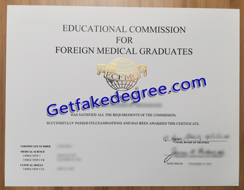 New Version ECFMG Fake Certificate Sale - Buy Fake High School and University Diplomas ...