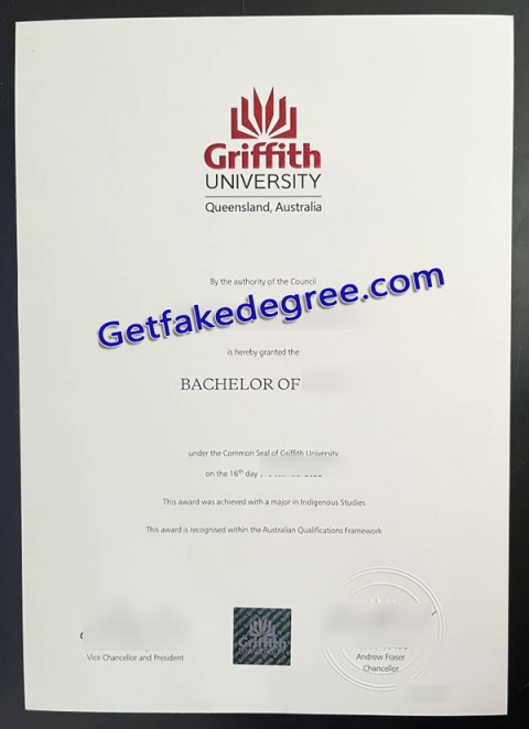 2023 New Fake Griffith University Certificate - Buy Fake High School ...