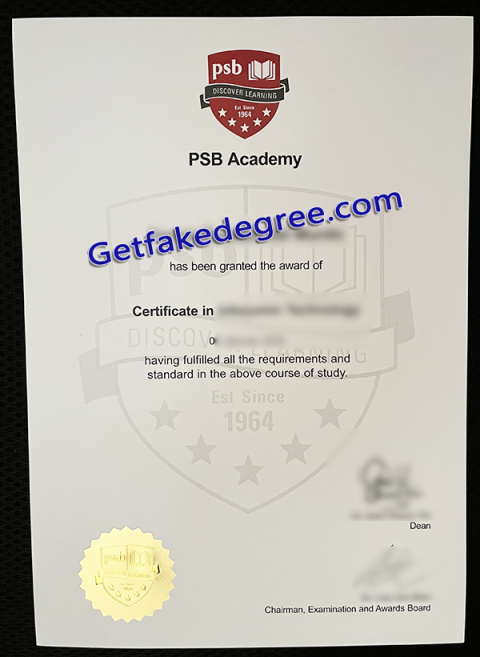Singapore Fake PSB Academy Diploma - Buy Fake High School and ...