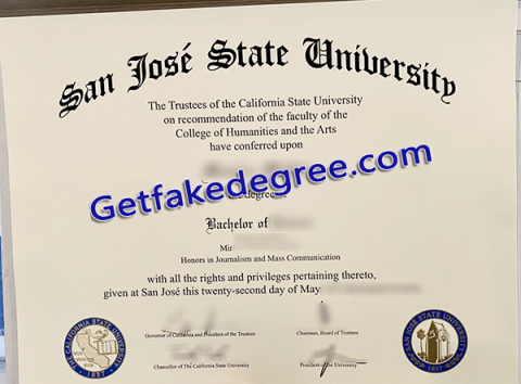 SJSU Fake Degree San José State University Diploma - Buy Fake High School and University ...