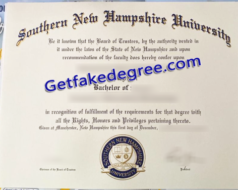 Fake SNHU Diploma Southern New Hampshire University Degree - Buy Fake ...