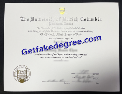 UBC Degree University of British Columbia Diploma - Buy Fake High ...