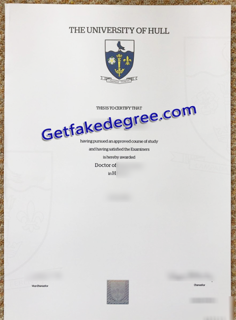 Authentic University of Hull Diploma for Sale - Buy Fake High School and University Diplomas ...