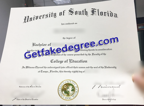 USF Diploma University of South Florida Degree - Buy Fake High School ...