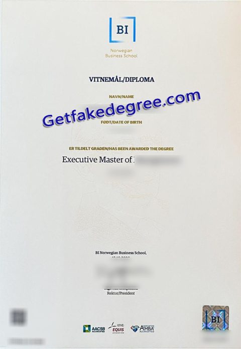 Buy Fake BI Norwegian Business School Degree - Buy Fake High School and ...