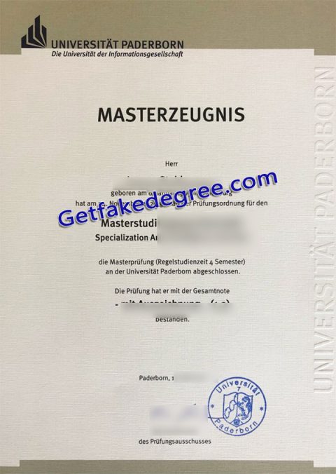 Order 2023 Paderborn University Diploma in Germany - Buy Fake High ...