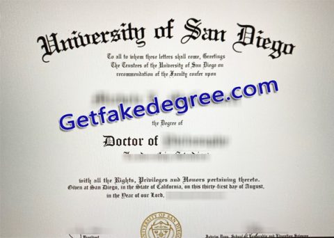 Buy American University of San Diego Diploma - Buy Fake High School and ...