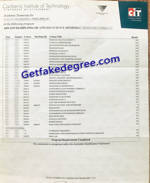 Purchase Cheap Canberra Institute of Technology Transcript - Buy Fake ...