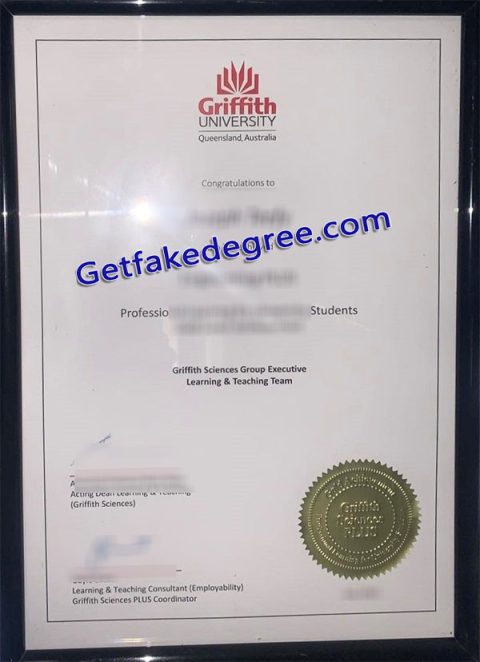 Purchase 2024 Griffith University Degree Certificate - Buy Fake High ...