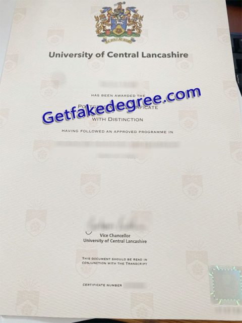 How to Buy Fake University of Central Lancashire Certificate? - Buy Fake High School and ...
